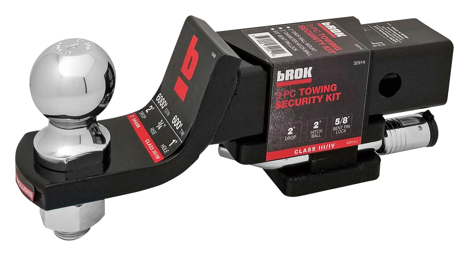 bROK Trailer Towing Starter Kit with Drop - 2" Drop | Bass Pro Shops